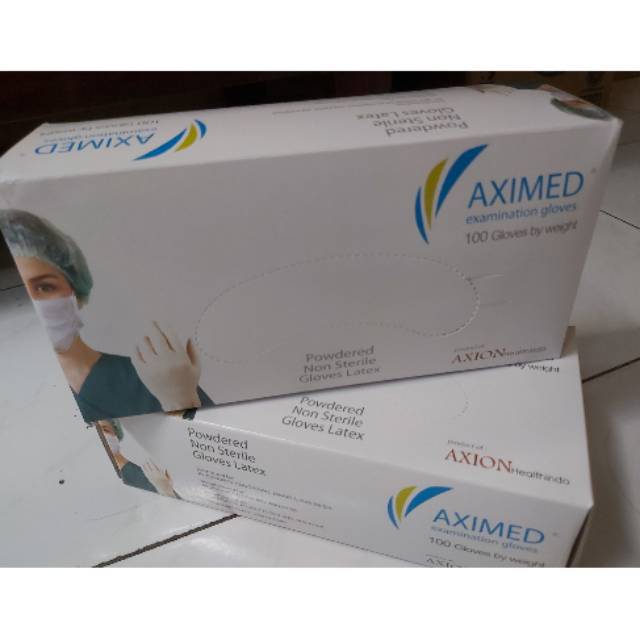 Jual Sarung tangan AXIMED isi 100 | Shopee Indonesia