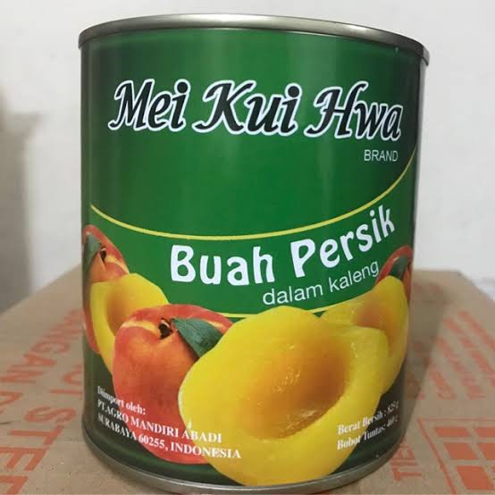 Jual Mei Kui Hwa buah persik kemasan kaleng | Shopee Indonesia