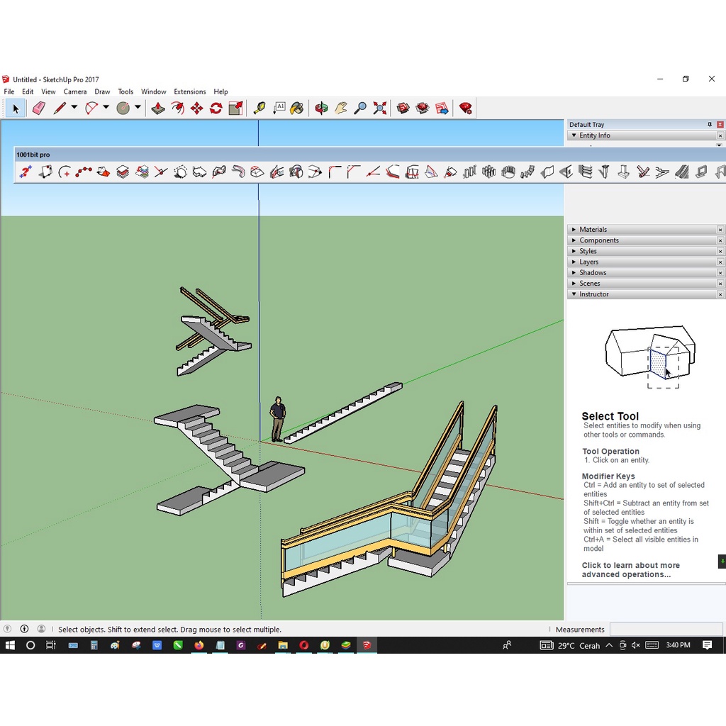 Jual Concrete Stair Tool Plugins Sketchup 2017 2018 2019 2020 2021 ...