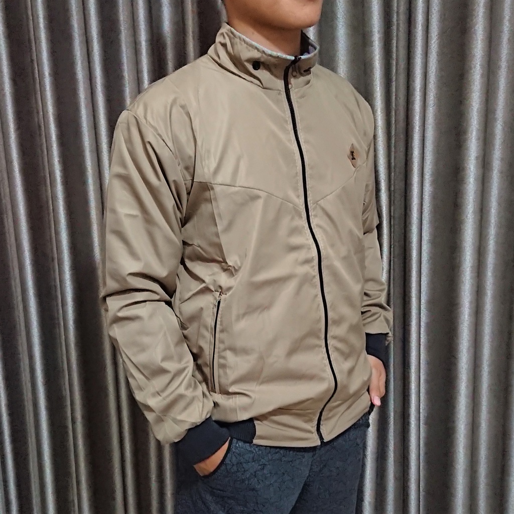 Jual TERMURAH JAKET BOLAK BALIK 2IN1 PRIA / BB PARASUT TIMBAL BALIK ...