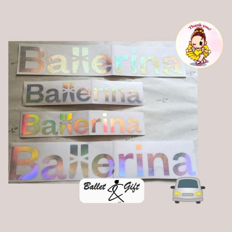 Jual BALLERINA stickers untuk Kaca Mobil, Kaca | Shopee Indonesia