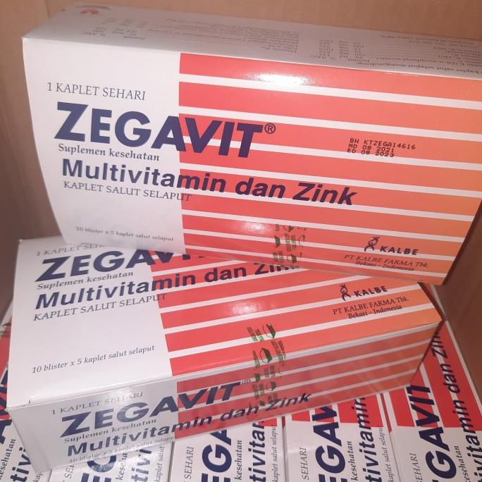 Jual zegavit multivitamin zink 50 tablet | Shopee Indonesia