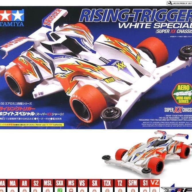 Jual TAMIYA 19619 RISING TRIGGER WHITE SPECIAL | Shopee Indonesia