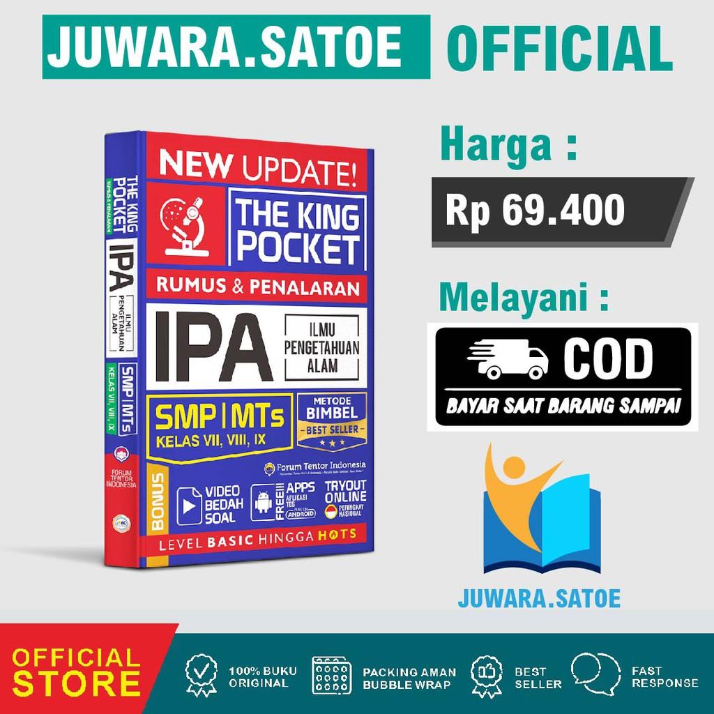 Jual BUKU RUMUS IPA SMP THE KING POCKET RUMUS DAN PENALARAN IPA SMP MTS ...