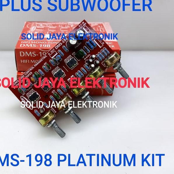Jual TONE CONTROL MONO SUBWOOFER PARAMETRIC DMS-198 DMS198 DMS 198 KIT PLATINUM AUDIO PARAMETRIK ...