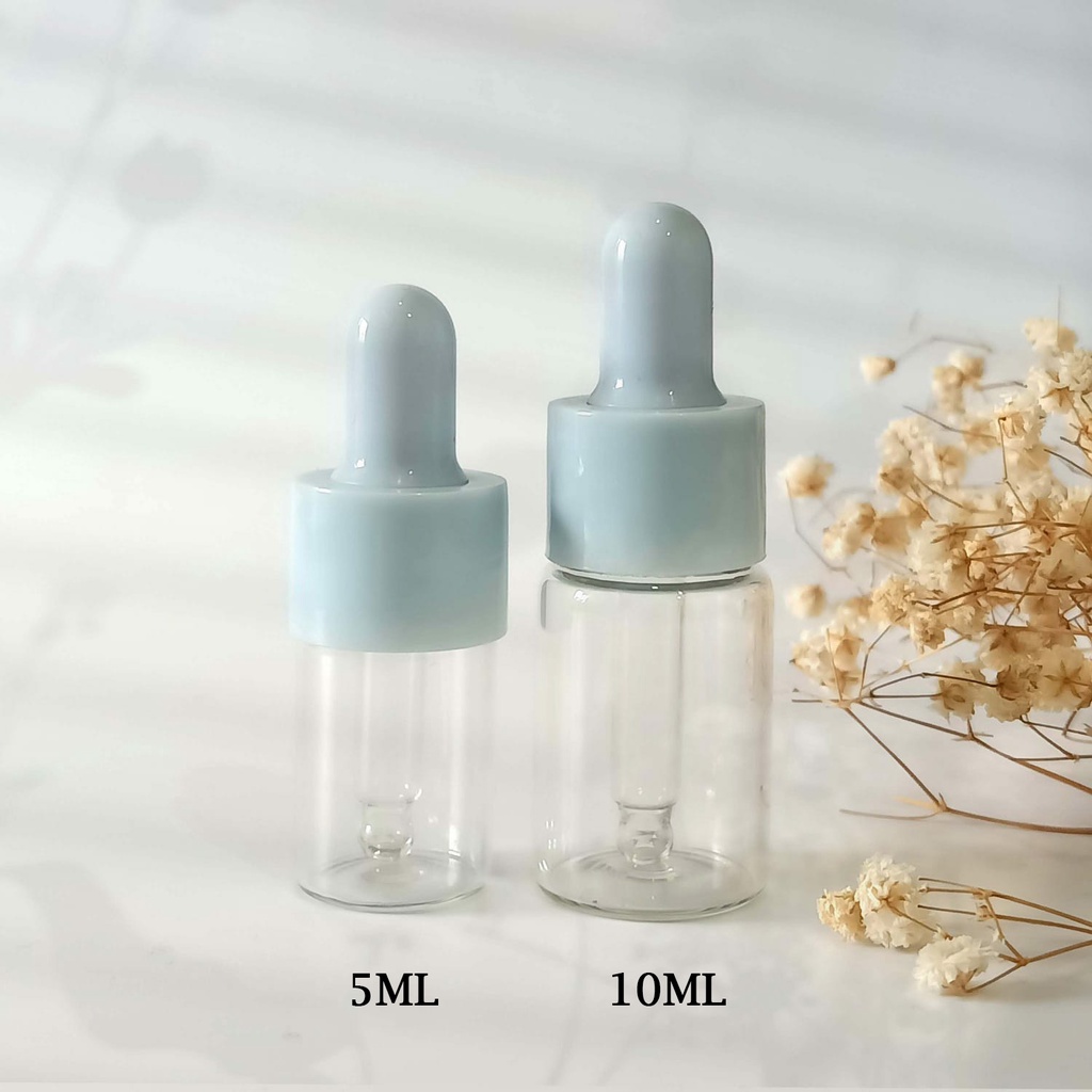 Jual [MINIM 20PCS] BOTOL PIPET 5ml / 10ml BENING TIPIS Tube TUTUP BIRU ...