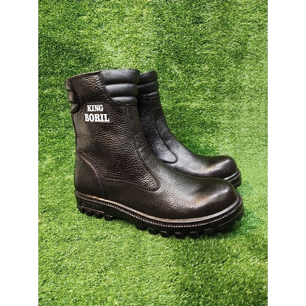 Jual sepatu safety kulit l sepatu kulit asli l sepatu proyek kulit ...
