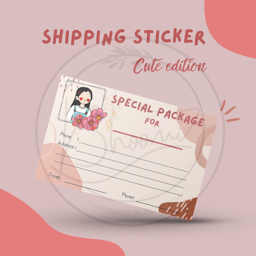 Jual STICKER PENGIRIMAN CUTE EDITION (12PCS/SET) -LABEL PENGIRIMAN ...