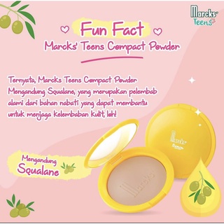 Jual MARCK'S Marcks Teens Compact Powder 12g - Bedak Padat | Shopee ...