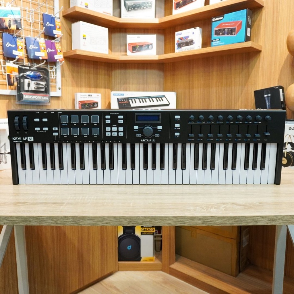 Jual Arturia KeyLab Essential 61 BLACK ORIGINAL Keyboard Controller ...