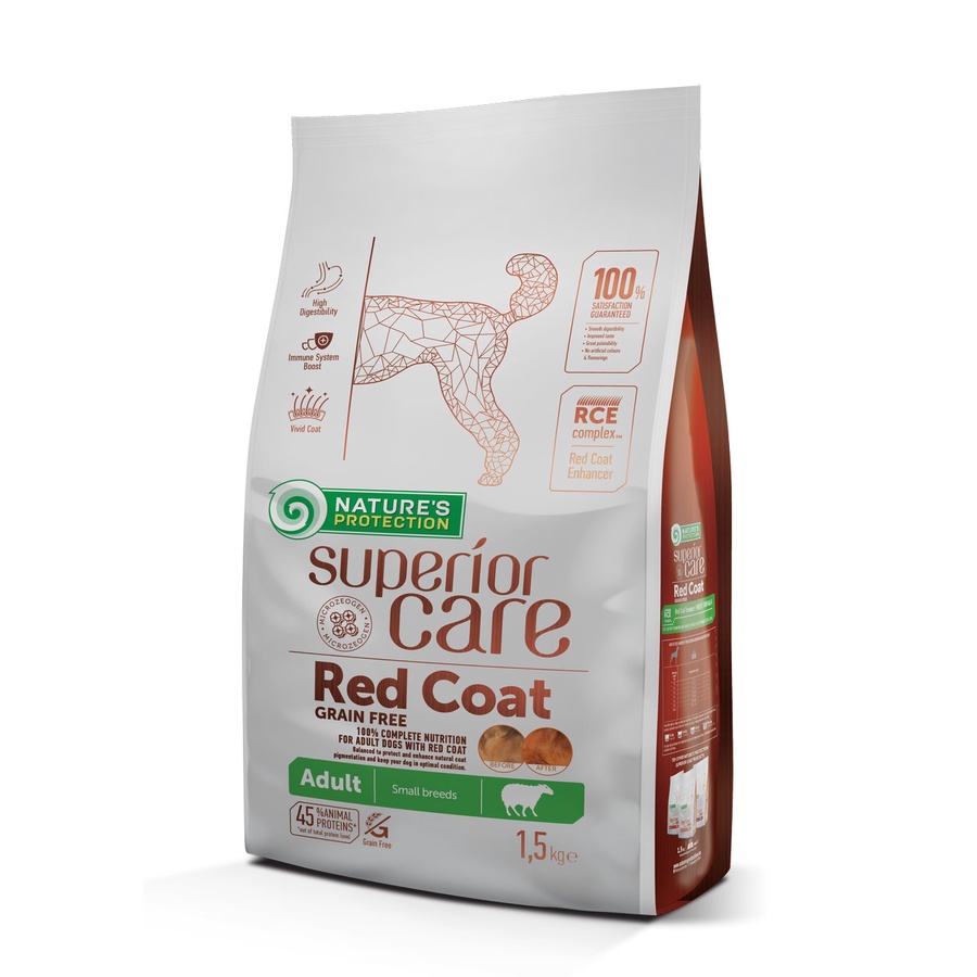 Jual Natures Protection Red Coat Adult Lamb 1.5 KG Dog Food Anjing ...