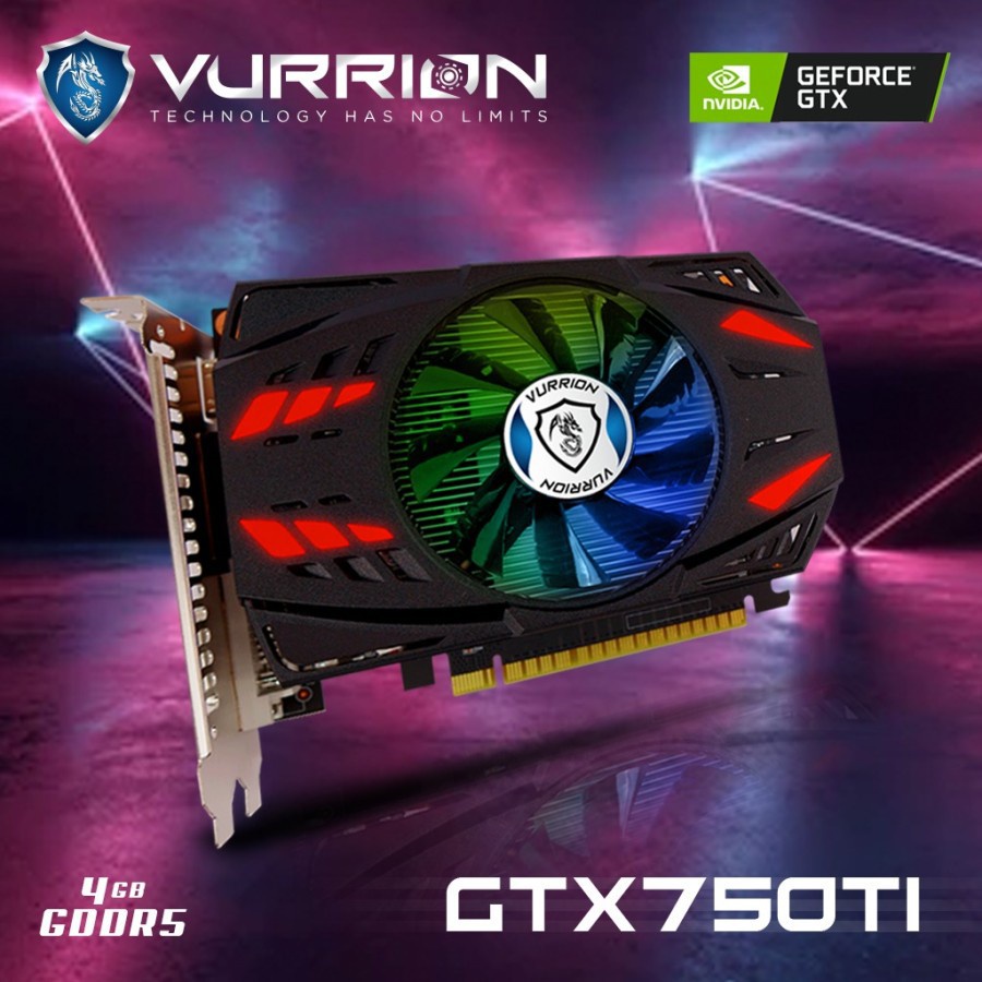 Jual VGA Card VURRION NVIDIA GEFORCE GTX 750TI 4GB GDDR5 128bit HDMI ...