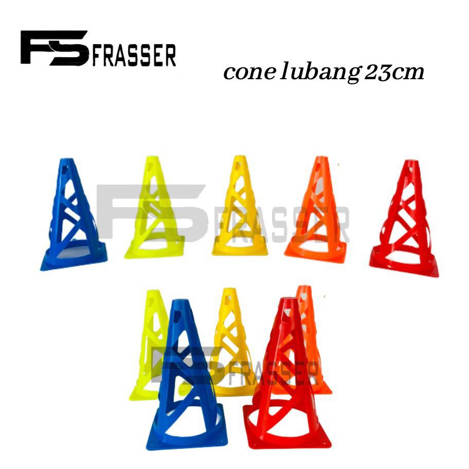 Jual Frasser Cone Cones Kerucut Penanda Bola 23 cm Lubang | Shopee ...