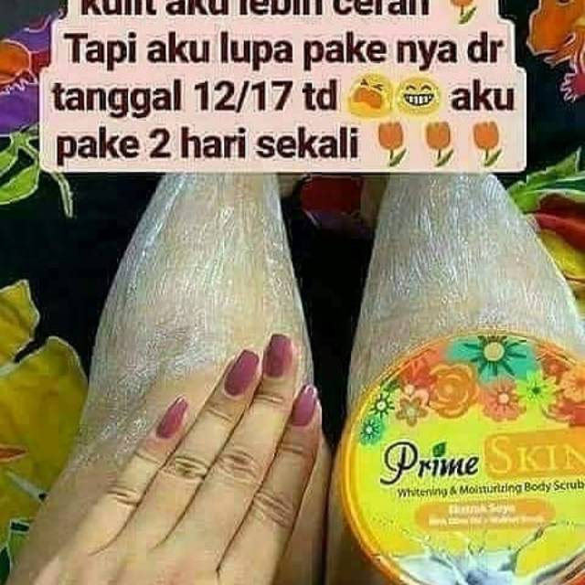 Jual PRIME SKIN SCRUB (Cream luluran untuk kesehatan tubuh dan kulit ...