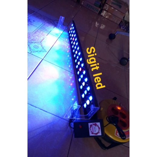 Jual LED hpl aqurium air laut(40x1watt)+2 dimmer,60--120cm | Shopee ...