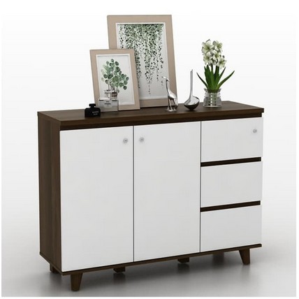 Jual Lemari Buffet scandinavian Oslo SB120 bufet bupet multifungsi kayu ...