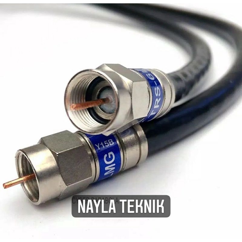 Jual KABEL COAXIAL RG6 BELDEN DENGAN KONEKTOR BELDEN BIRU | Shopee ...