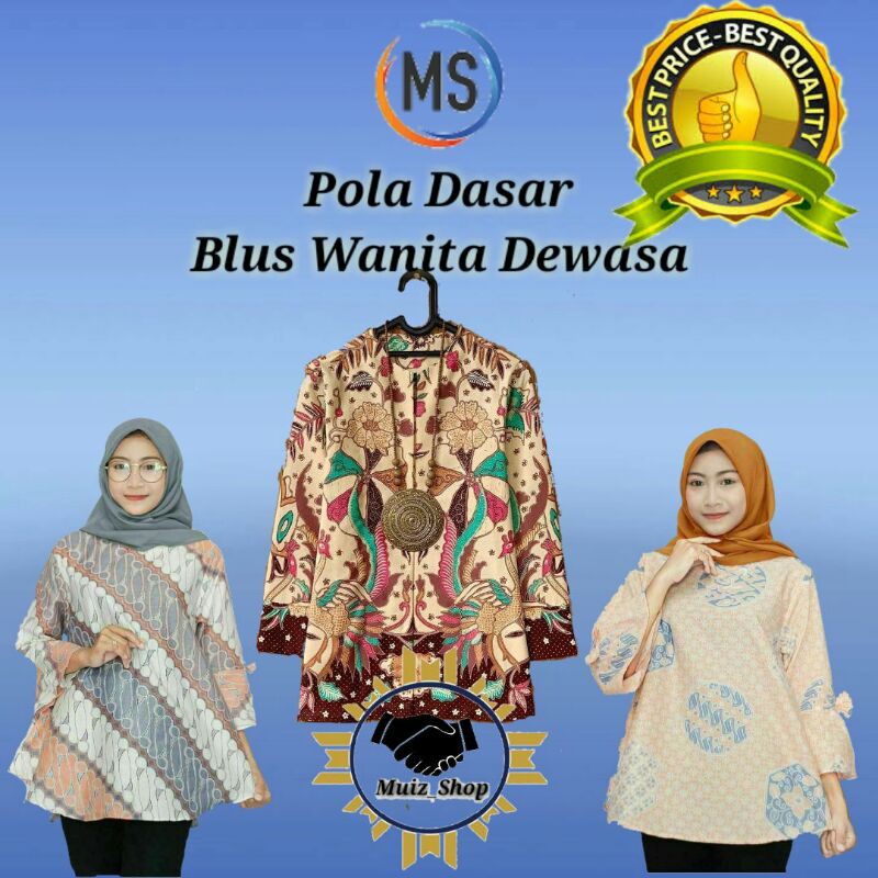 Jual Pola Blus Wanita Tanpa Kerah Remaja | Shopee Indonesia