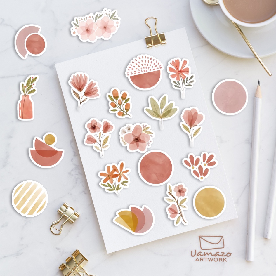 Jual Sticker Tumblr / Terracotta / Sticker Pack / Sticker Lucu ...