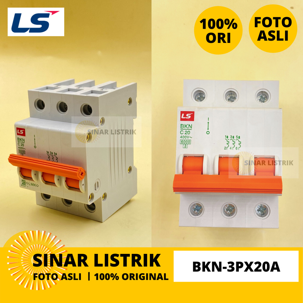 Jual LS MCB BKN 3P 20A 3PHASE 20A | Shopee Indonesia