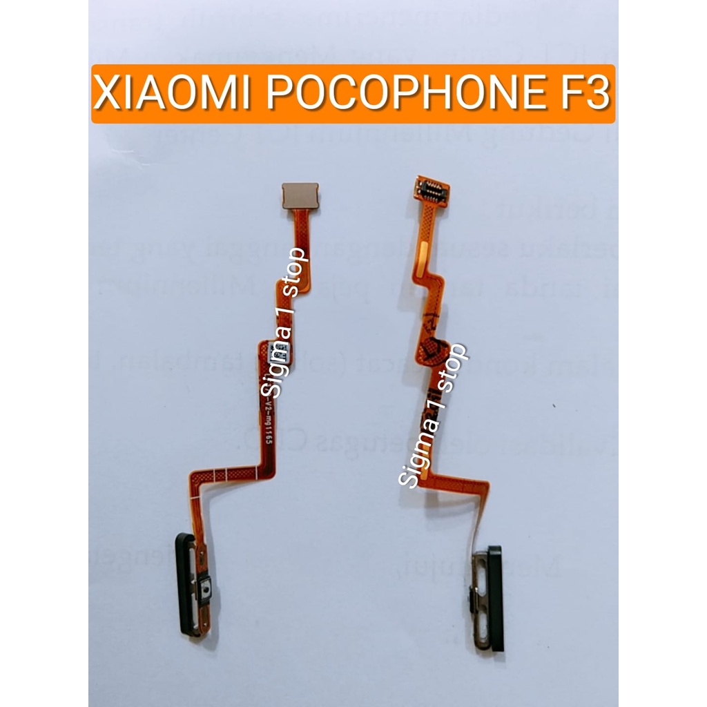 Jual POCOPHONE F3 FLEXIBLE ON OFF FLEXI POWER XIAOMI FINGER PRINT POCO F3 SIDIK JARI SENSOR ...