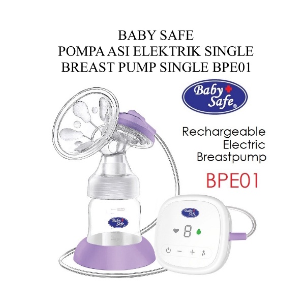 Jual PMS246 BABY SAFE POMP ASI ELEKTRIK SINGLE BREASTPUMP SINGLE BPE01 ...