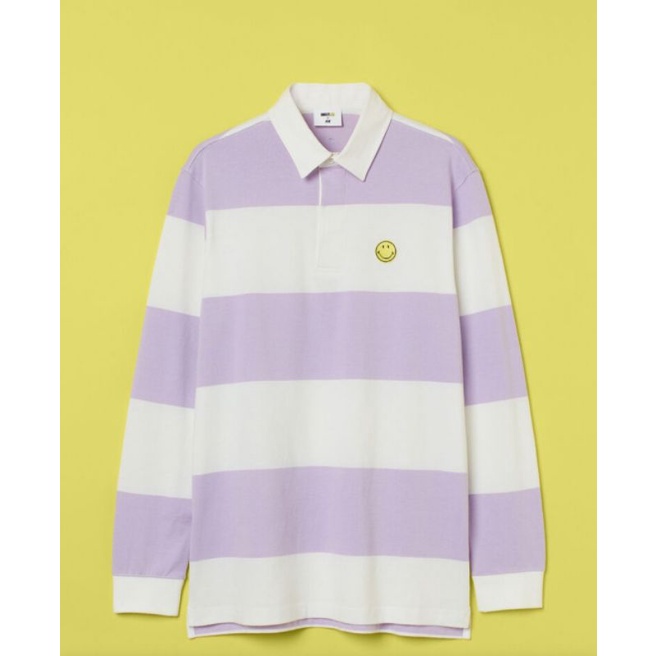 Jual Kemeja Rugby H&M Smiley Original ( Baju Pran/Nanon ) | Shopee ...