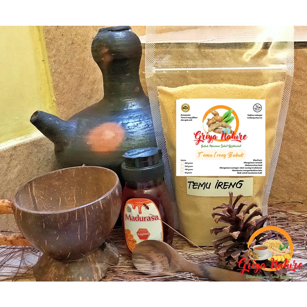 Jual [COD] GRIYA NATURE | Minuman Temu Ireng Bubuk Instant 460 gr ...