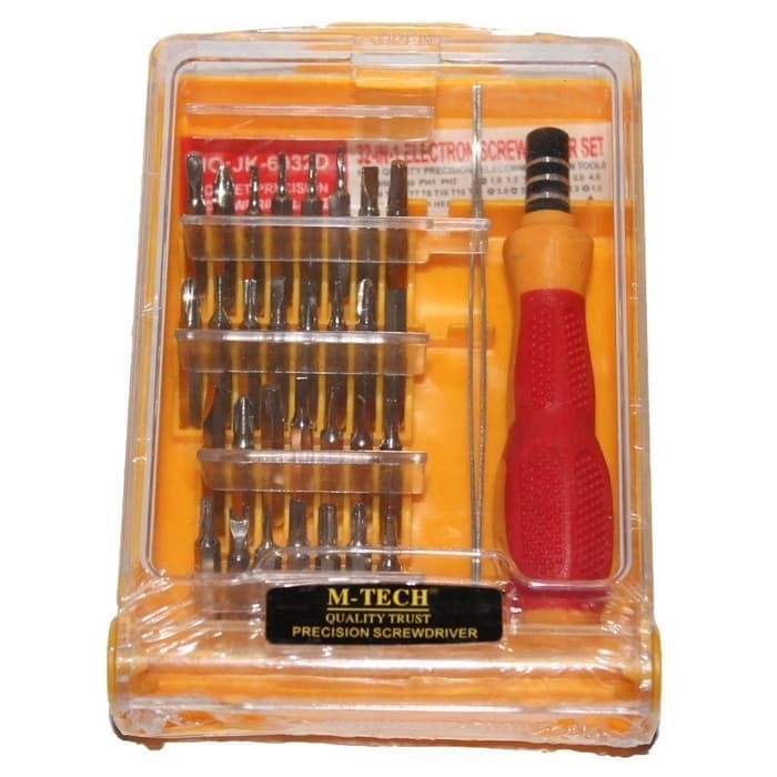 Jual M-Tech Original Obeng Set Komplit 32 in 1 | Shopee Indonesia