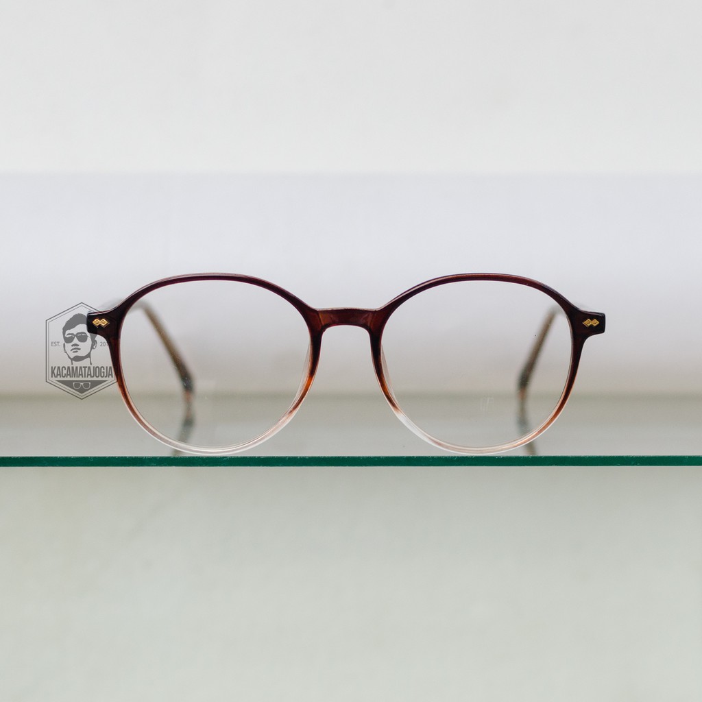Jual Kacamata Frame Bulat Gradasi Simple - DEWI 02 | Shopee Indonesia