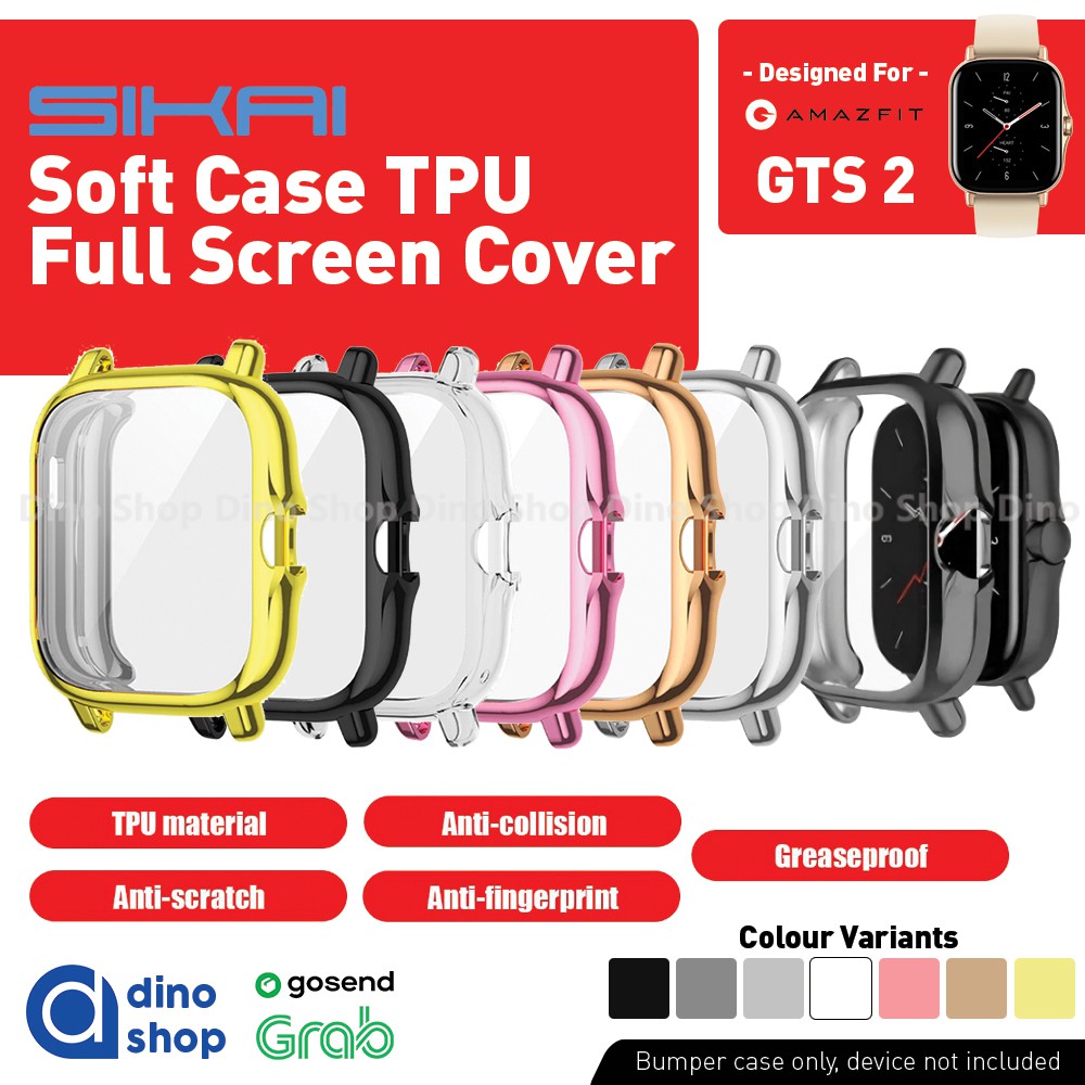 Jual Sikai Silicone Soft Cover Case Casing Full Layar Amazfit Gts 2 2e