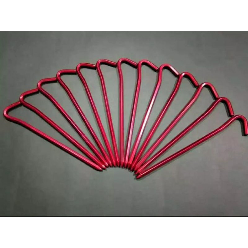 Jual PASAK TENDA ALUMUNIUM ALLOY STAINLESS PASAK TENDA CAMPING OUTDOOR ...