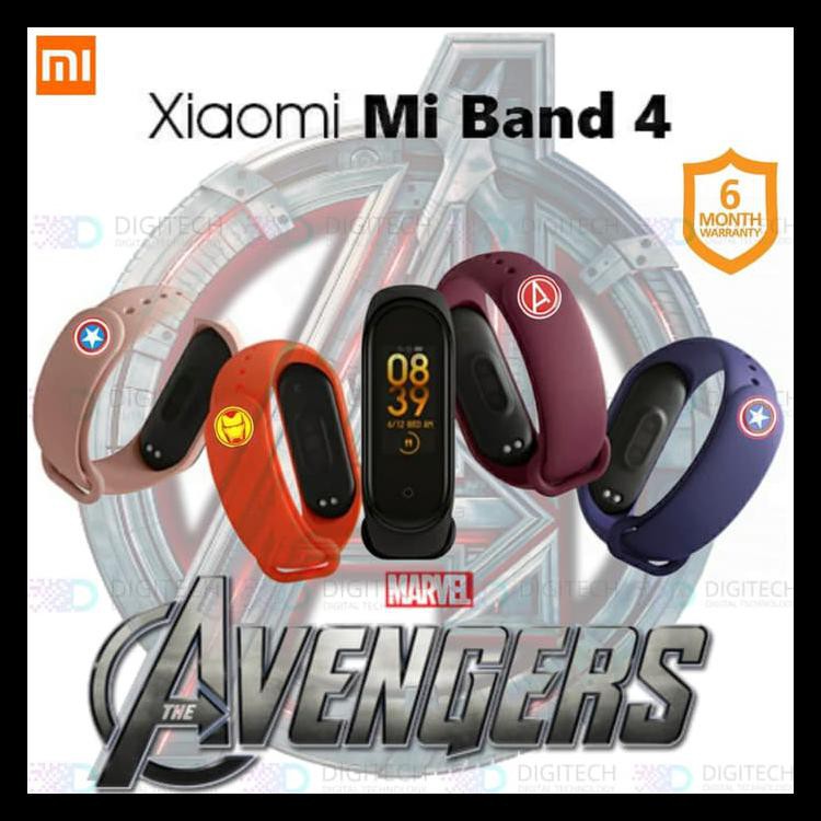 Jual XIAOMI MIBAND 4 SMART BAND COLOR AMOLED DISPLAY MI BAND 4 ORIGINAL - IRON MAN KODE 547 ...