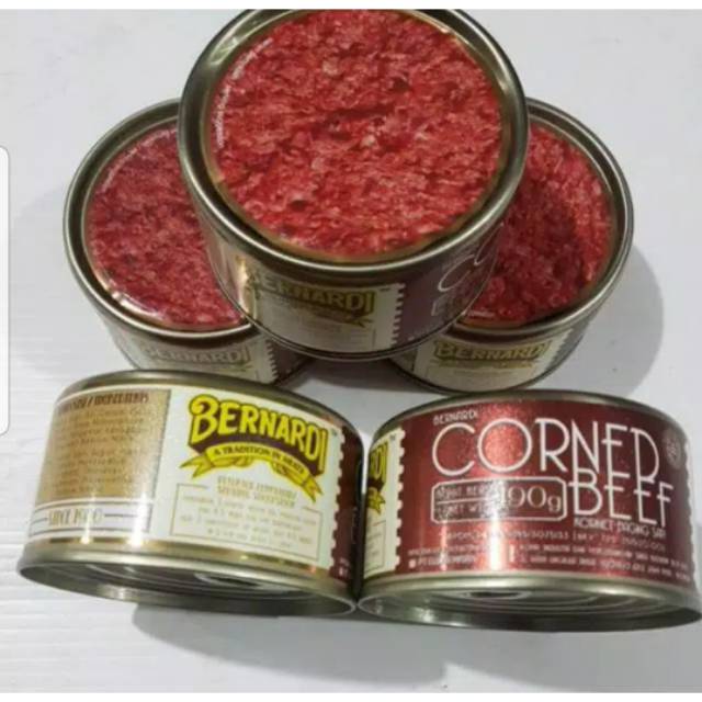 Jual Corned beef BERNARDI kaleng 190gr | Shopee Indonesia