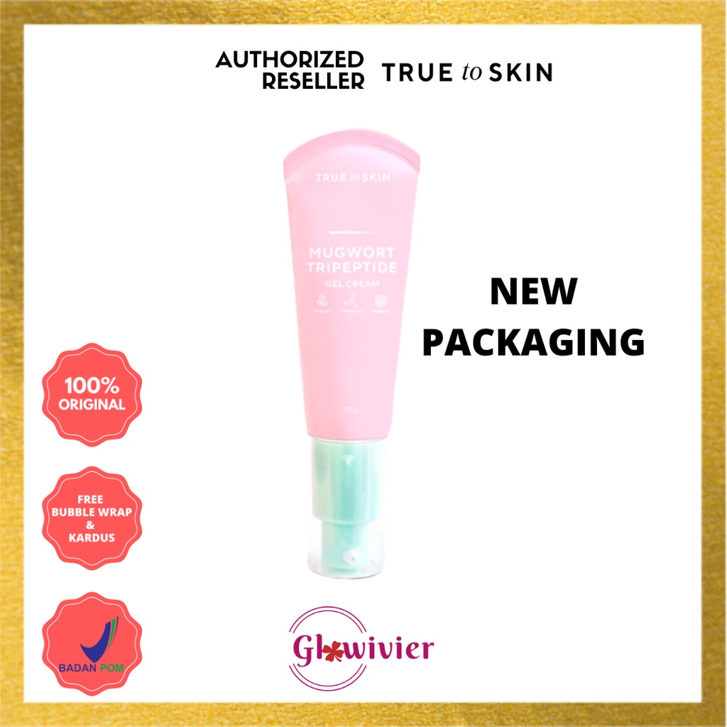 Jual TRUE TO SKIN (Exp 02/24) Mugwort Tripeptide Gel Cream - Soothing ...