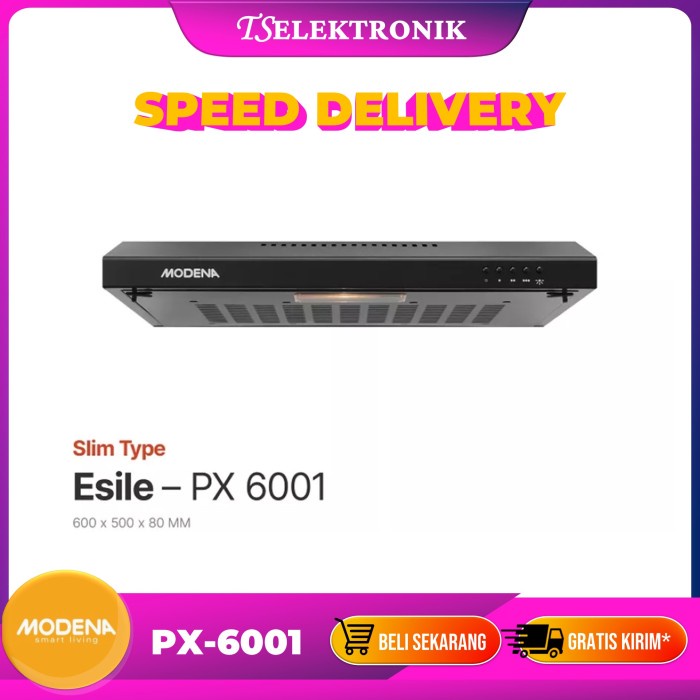 Jual COOKER HOOD MODENA PX 6001 PENGHISAP ASAP DAPUR PX6001 60CM ...