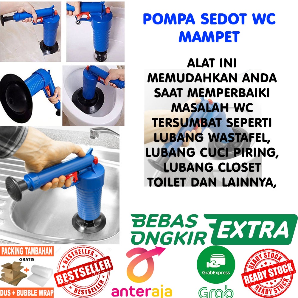 Jual Alat Sedot Wc Mampet-Pompa Mekanik Kuras Wc Wastafel-Pompa Vakum ...