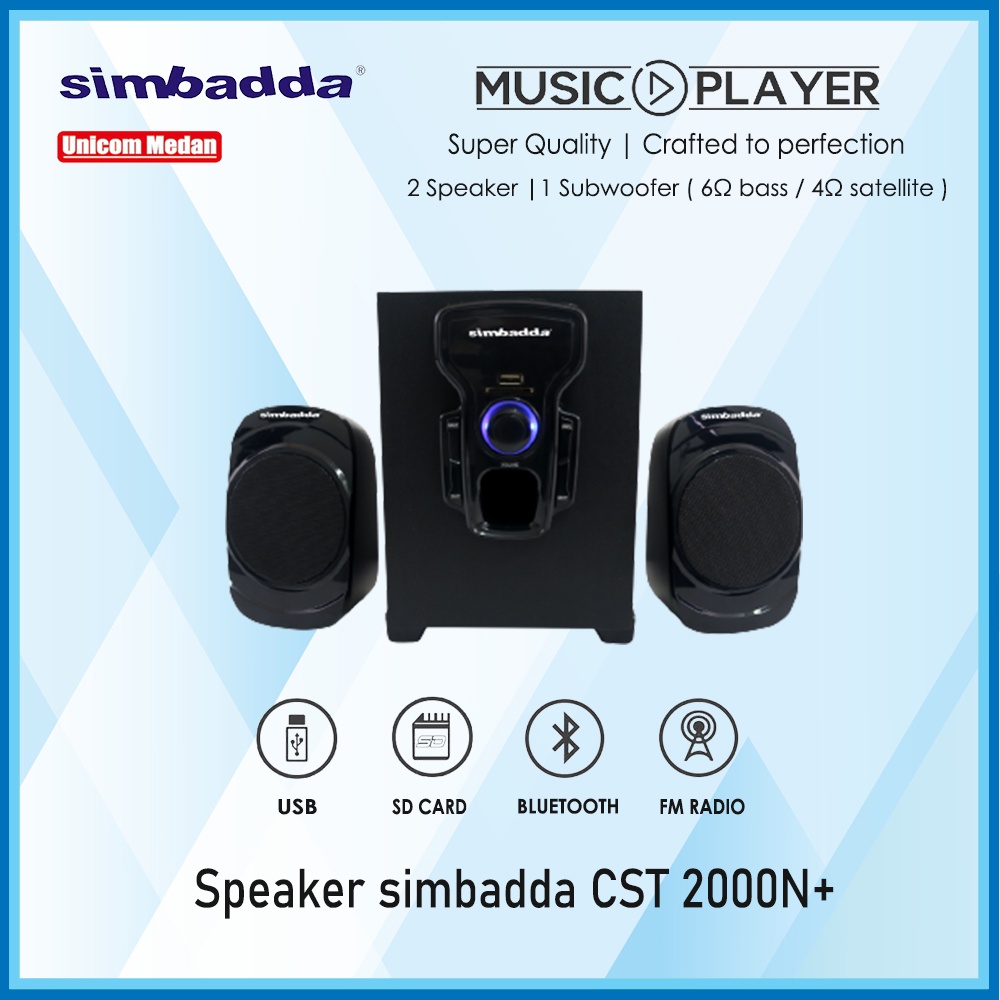 Jual SPEAKER SIMBADDA CST 2000N+ (BLUETOOTH, SD CARD, RADIO, USB ...