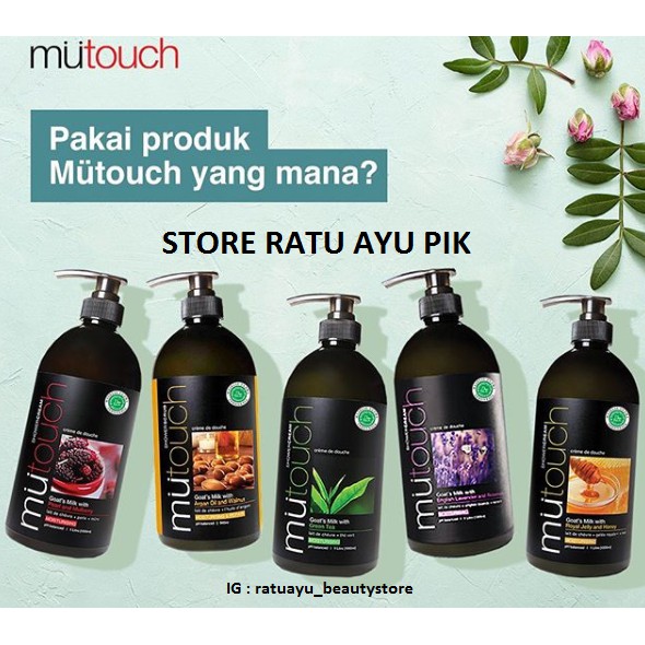 Jual MU TOUCH GOAT MILK SHOWER CREAM 1LITER | Shopee Indonesia