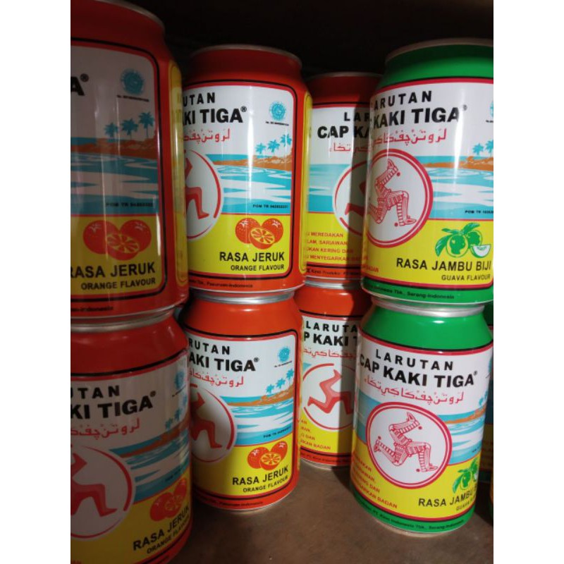 Jual Larutan Cap Kaki Tiga Kaleng @320ml | Shopee Indonesia