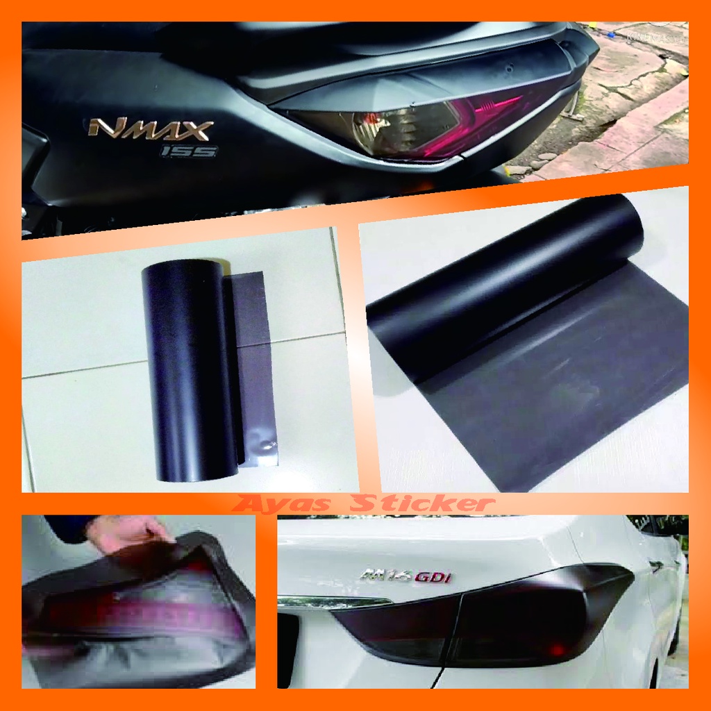 Jual Stiker Hitam Doff Transparan - Skotlet Hitam Doff Transparan ...