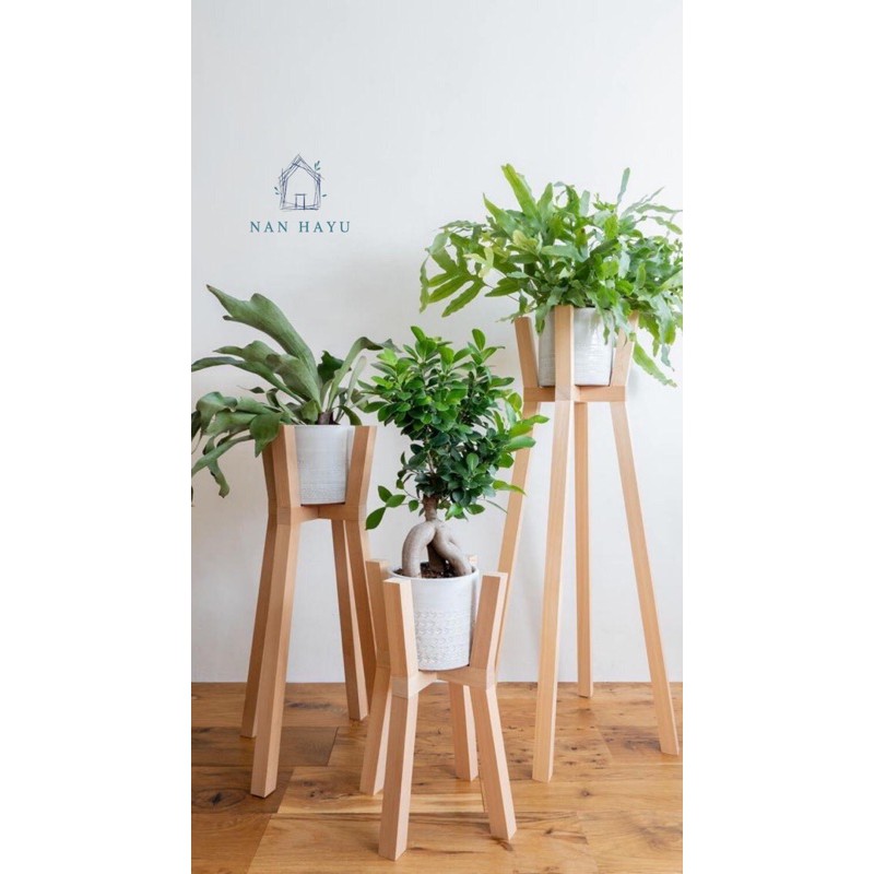 Jual Nanhayu Sapota - Standing Pot Kayu Tanaman Bunga / Tatakan Pot ...