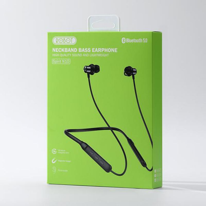 Jual Headset Bluetooth Robot Spirit N10 Neck Mounted Waterproof ...