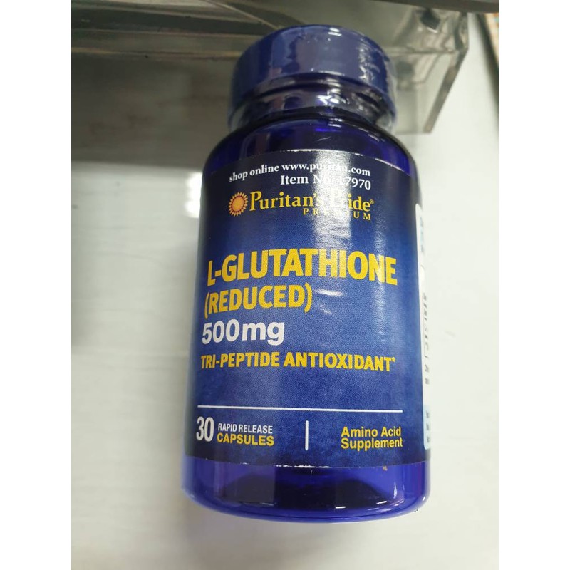 Jual Puritan's L-Glutathione 500mg 30 Capsules | Shopee Indonesia