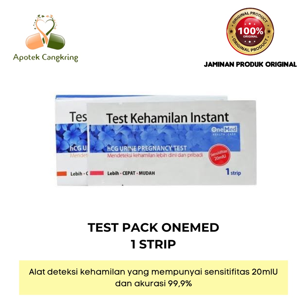 Jual Tes Kehamilan Onemed - Tespek Hamil Onemed Strip - Testpack Akurat ...