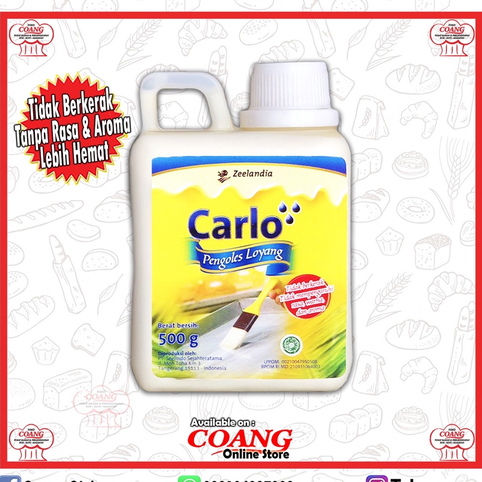Jual CARLO PENGOLES LOYANG 500 GRAM - TIDAK MENINGGALKAN RASA, WARNA ...