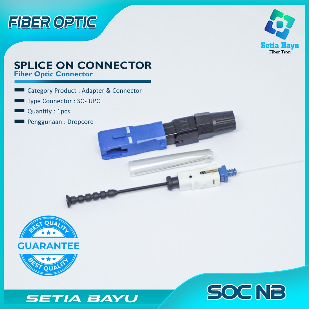 Jual Splice On Connector Sumitomo SOC Connector SC UPC Sumitomo ...