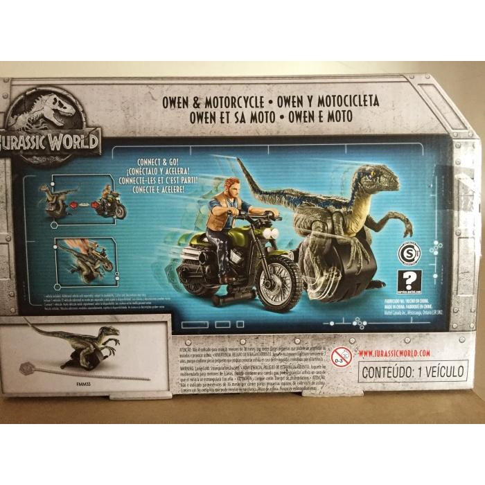 Jual Jurassic World - Owen & Motorcycle | Shopee Indonesia
