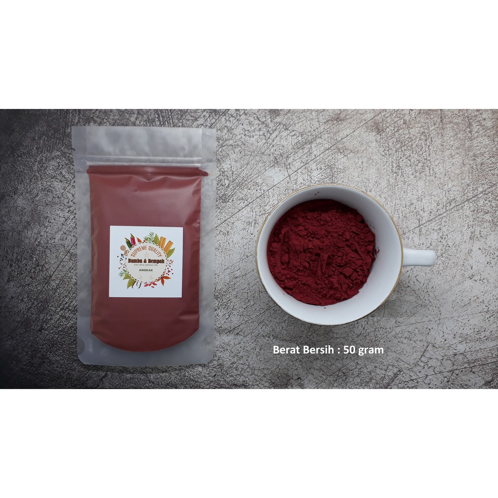 Jual Angkak Bubuk (Red Yeast Rice Powder) 50 gram | Shopee Indonesia