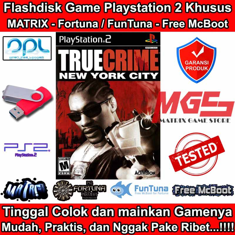 Jual Flashdisk Game PS2 PS 2 True Crime - New York City | Shopee Indonesia